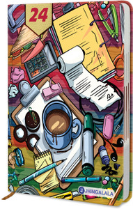 Jhingalala Chaotic Workspace Hard Bound Designer Diary 2022 Notebook ...