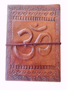 ps fortunet Handcrafted (Embossed Om with Rope) Leather Handmade Paper ...