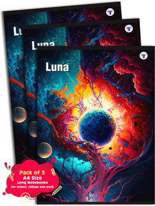 Target Publications Long Notebooks | Luna | A4 172 Pages | Single Line ...
