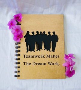 GIFT CRAFTS MOTIVATIONAL TEAMWORK QUOTE A4 Diary Unruled 50 Pages Price ...