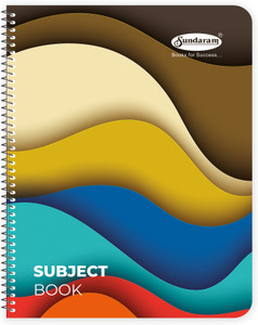 SUNDARAM Spiral Bound Regular Notebook Single Line 300 Pages Price in ...