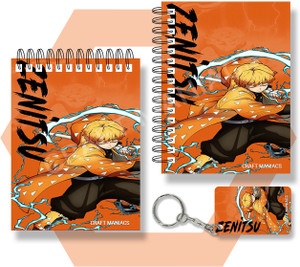 craft maniacs DEMON SLAYER A6 Notebook Unruled 120 Pages Price in India ...