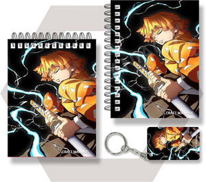 craft maniacs DEMON SLAYER A6 Notebook Unruled 120 Pages Price in India ...