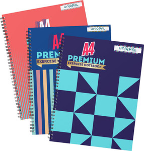 UNIQPAL Notebook A4 Notebook Plain/unruled 200 Pages Price in India ...