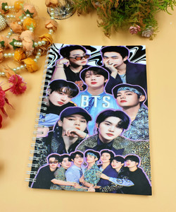 Paper Bear BTS A4 Diary ruled 70 Pages Price in India - Buy Paper Bear ...