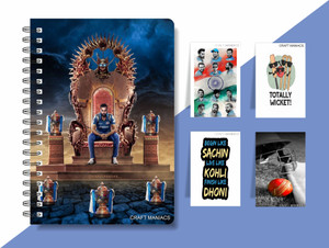 craft maniacs CRICKET 2024 NOTEBOOK A5 Notebook RULED 160 Pages Price ...