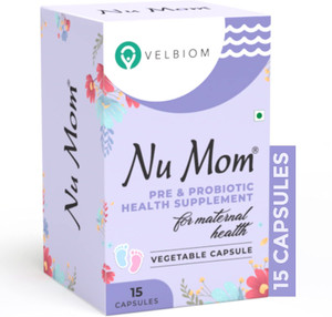 Velbiom Nu Mom Probiotic Health Supplement|Pregnant Women, New Moms ...