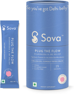 Sova Diarrhoea & IBS Relief Powder For Loose Motions Berry Iced Tea ...