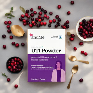 ANDME UTI drink mix powder 87.5g, contains 7 sachets cranberry Powder ...
