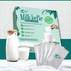 Feelgood Kefir Milk Kefir Starter Culture Powder (1 Pack of 5 sachets ...