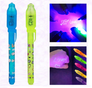 mapperz Invisible Ink Pen with Uv Light Spy Pens Magic Marker for ...