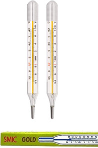 SWADESI BY MCP 2Pcs Oval Thermometer for Fever Test Temperature 94-108 ...