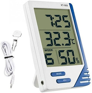 MCP KT-908 Digital Room Thermometer Accurate & Reliable Probe Sensor ...