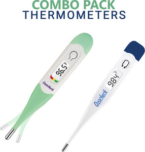 Ozocheck Combo of Flexi Fast + Digi Plus Thermometer with Flexible Tip ...