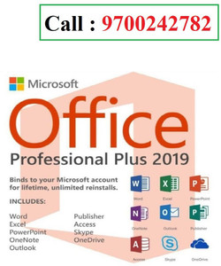 MICROSOFT OFFICE PROFESSIONAL PLUS 2019 LICENSE PRODUCT KEY Price in ...