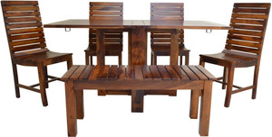 Angel Furniture Sheesham Wood Solid Wood 6 Seater Dining Set Price in ...