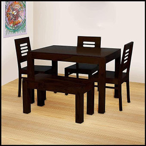 SHRI RAM ENTERPERISES Sheesham Wood Dining Table set For living Room ...