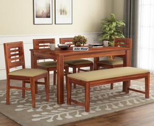 Flipkart Perfect Homes Rosewood (Sheesham) Solid Wood 6 Seater Dining ...