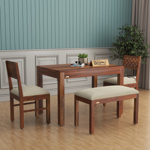 Flipkart Perfect Homes Sheesham Wood Four Seater Dining Set For Dining ...