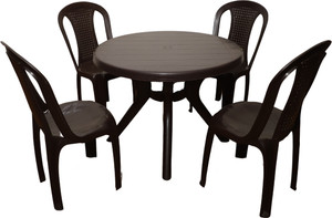 HOMIBOSS Fiber Dinning Room Set for Garden & Outdoor | 1 Dining Table ...