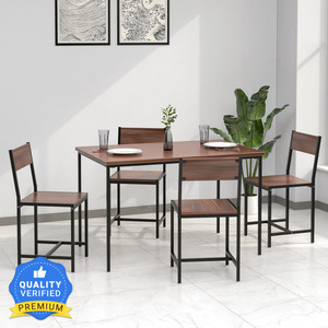 Nilkamal Union Powder Coated Frame | MDF Seating | Set Includes: 4 ...