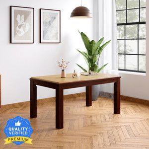 Godrej Interio Swish Solid Wood 6 Seater Dining Table Price in India ...