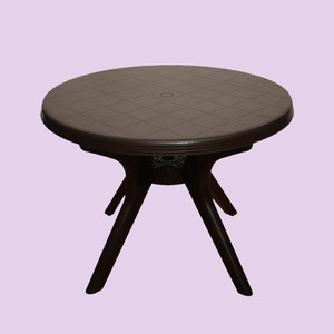 ARLAVYA Magna Model Sturdy Round Table for Home Garden Cafeteria ...