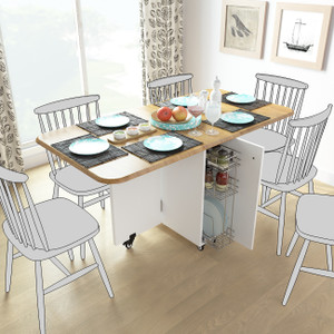 Studio Kook Abba Engineered Wood 6 Seater Dining Table Price in India ...