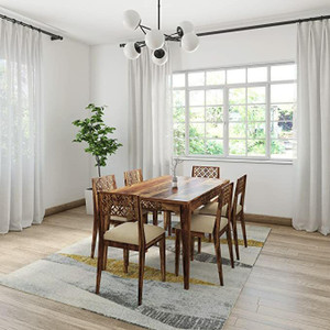 Utkarsh Fabric 6 Seater Dining Table Price in India - Buy Utkarsh ...