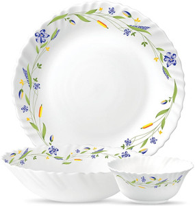 LAOPALA Pack of 6 Opalware Diva CLASSIQUE With Design Of Morning Glory ...