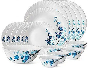 BOROSIL Pack of 19 Opalware LARAH BY BOROSIL 19 N MIMOSA DINNER SET ...