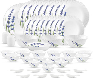 LAOPALA Pack of 47 Opalware English Lavender Dinner Set Price in India ...