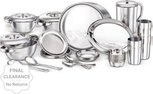 Judge by TTK Prestige Pack of 51 Stainless Steel Dinner Set Price in ...
