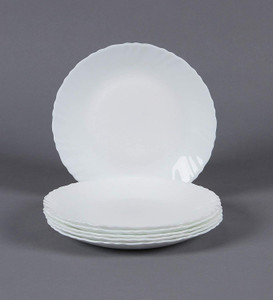 PS smart shopping Pack of 6 Melamin Melamine Full Size Dinner Plates ...