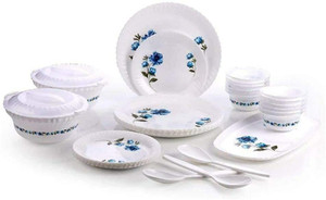QUINZEE Pack of 36 Bone China dinner set 36 piece Dinner Set Price in ...