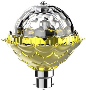 360 Degree Rotating Golden LED Disco Gola Light - Party, Disco ...
