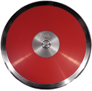 VEJOBA Fiber Discuss Disc Throw Red Color 1.5 KG Fiber Discus Throw ...