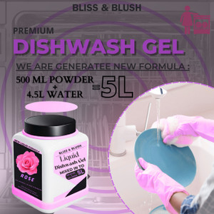 BLISS & BLUSH dish wash gel | can make 5 liter Active Power Molecules ...