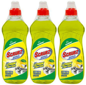 Scrubz Lime Dishwash Liquid 1.5 LTR (PACK OF 500 ML*3) Dish Cleaning ...