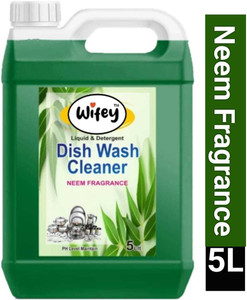 Wifey Dishwash Liquid with Green neem for oil & washes off Kitchen ...