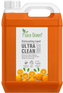 Flora Green Dish wash ultra clean help to remove stain,dish cleaning ...
