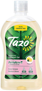 TAZO Dishwash Liquid with Lemon for oil & washes off Kitchen Utensil ...