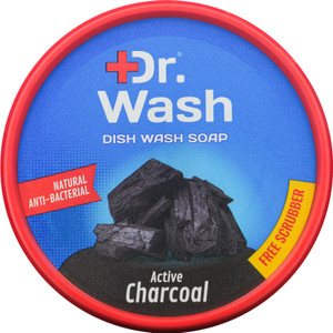 Dr.Wash DR WASH DISH WASH SOAP ACTIVE CHARCOAL PACK OF 3 Dishwash Bar ...