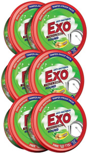 Exo 250g.+ 10 Stainless Steel Scrub Antibacterial Dishwashing Bar ...