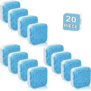 PAUCE 20Pcs Washing Machine Deep Cleaner Effervescent Tablet for All ...