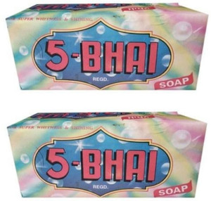 FIVE BHAI 5 - Bhai Soap 900gm x 2 Packet Dishwashing Detergent Price in ...