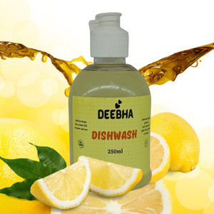 Deebha Fresh Lemon Fragrance Dishwash Liquid Gel, Cleaner For All ...