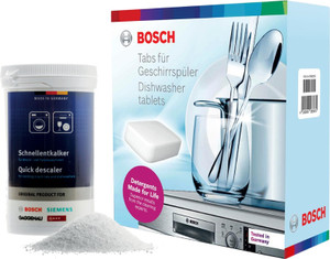 BOSCH Siemens Quick Descaler for Appliances & Dishwasher Tablets (25 ...