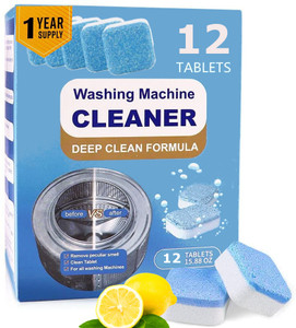 Xevin Washing Machine Cleaning Tablet Deep Cleaner Descaling Powder ...