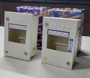 Selvo 4 POLE METAL MCB BOX Single door Distribution Board Price in ...